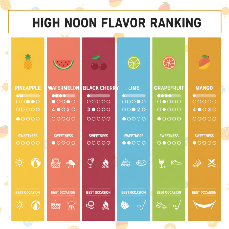 Best High Noon Flavors: Top 10 Ranked by Taste and Popularity